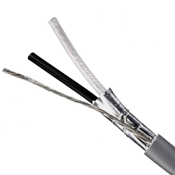 18 AWG, Multi-conductor Electronic Cable, 2 Conductor, Unshielded, Gray ...